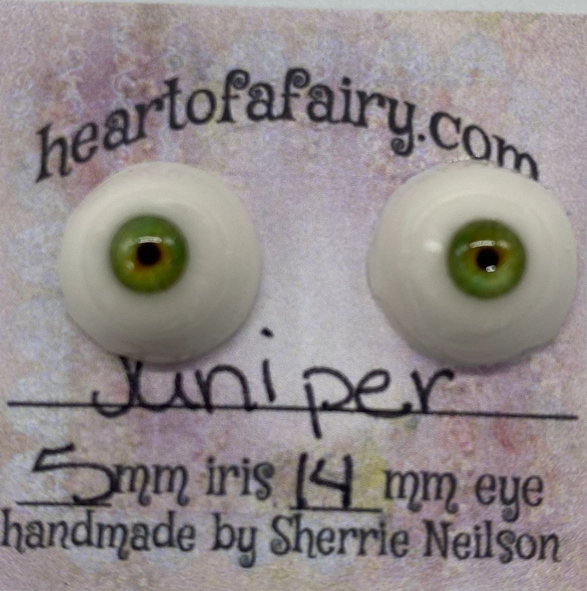 Juniper - Custom or Resin-Glass like eyes - Handmade eyes