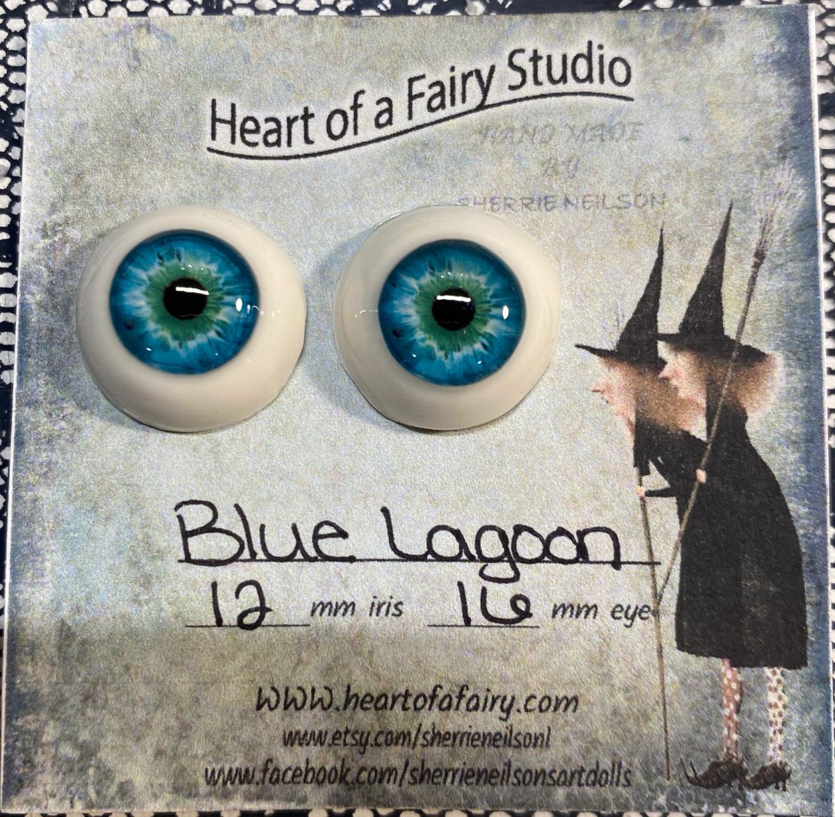 Blue Lagoon - Custom or Resin-Glass like eyes - Handmade eyes