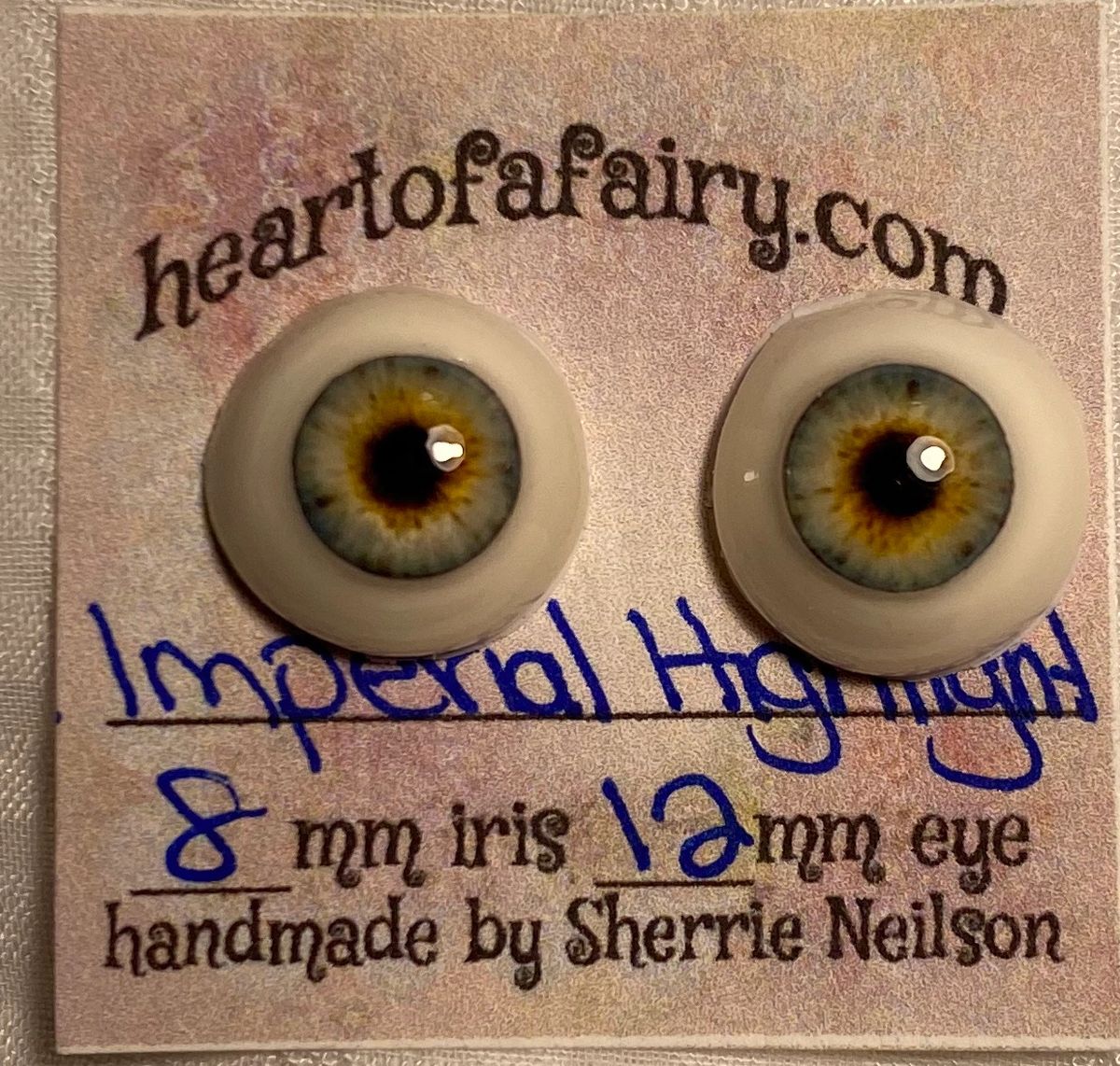 Imperial Highlights - Custom or Resin-Glass like eyes - Handmade eyes