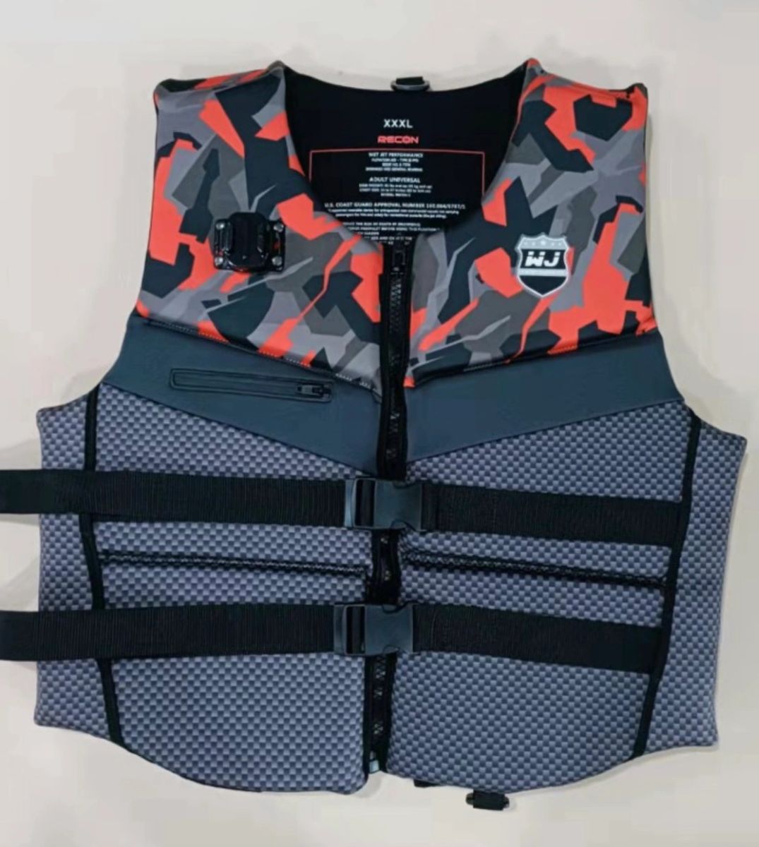 WJP Vapor Abstract Camo Red PFD Limited