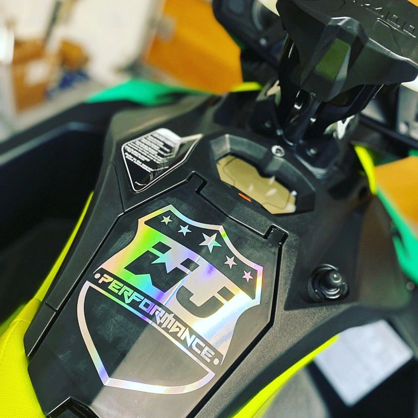 Wet Jet Performance Halo Chrome Decal