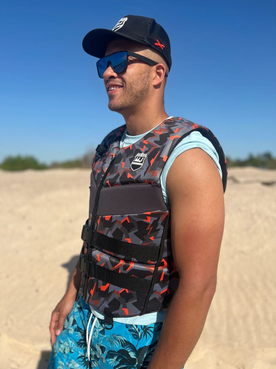 WJP Vapor PFD Abstract Camo orange Limited