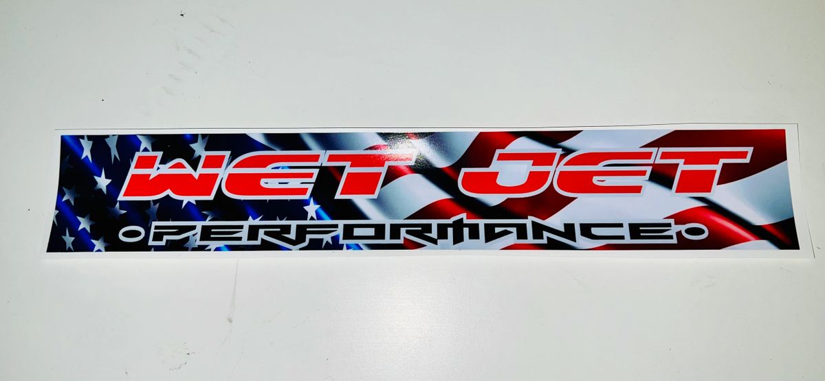 Wet Jet Performance Trailer Decals