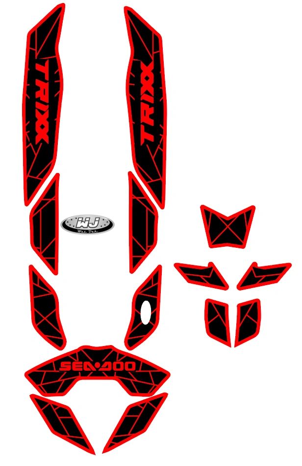 WJP Spark WetDek Traction mats With TRIXX logo