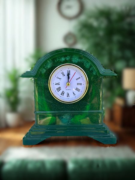 Resin Mantel Clock