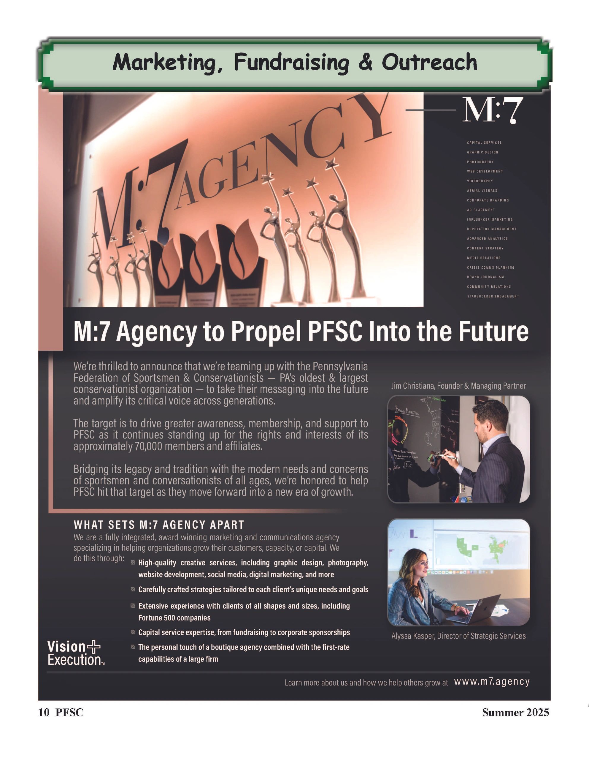 PFSC Partners With M:7 Agency to Maximize Outreach Efforts