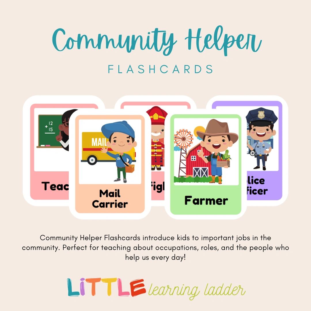 Community Helper Flashcards | Instant Download | Printable