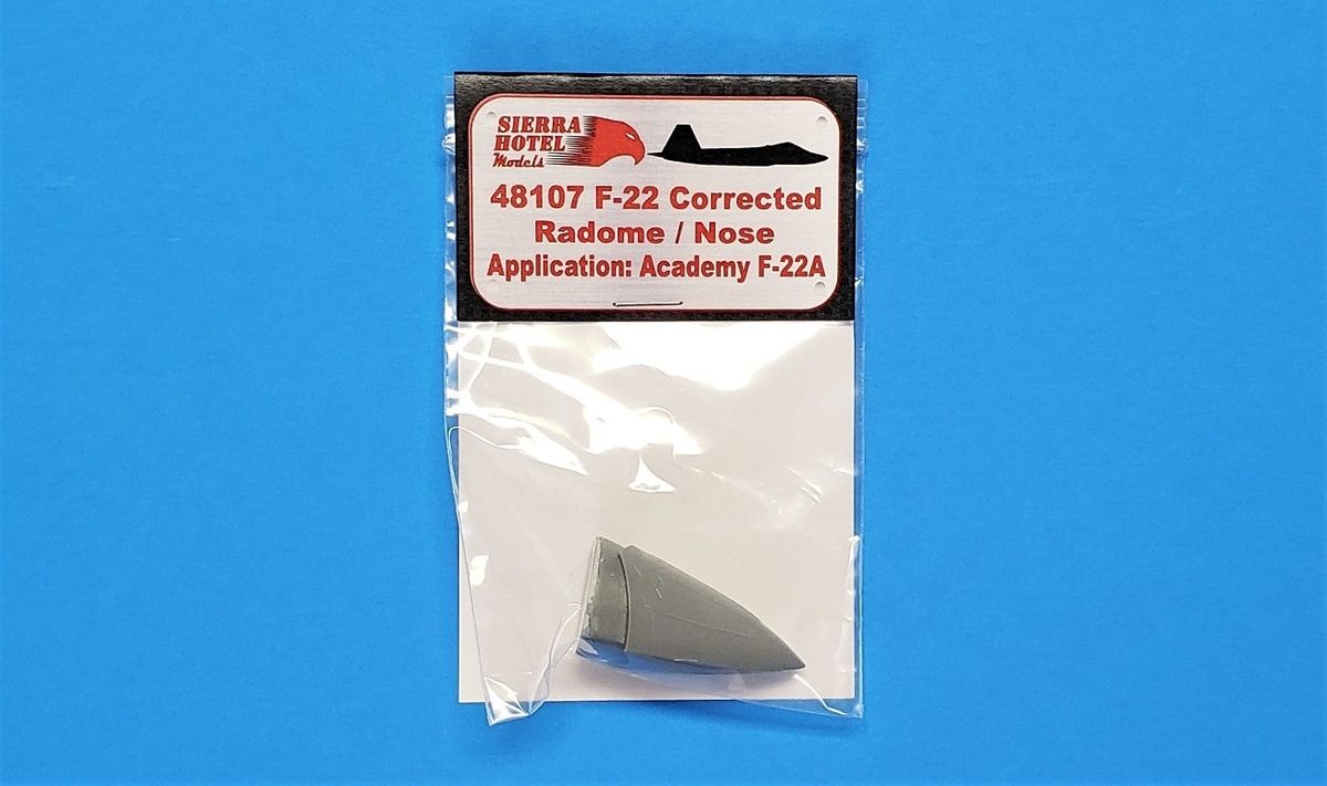 48107 F-22 Corrected Radome/Nose: Academy