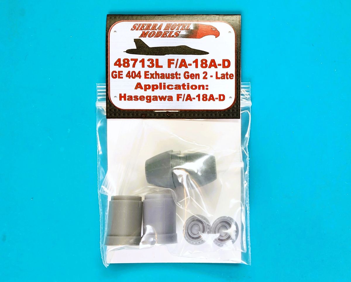 48713 F/A-18A-D GE 404 Exhaust: Hasegawa