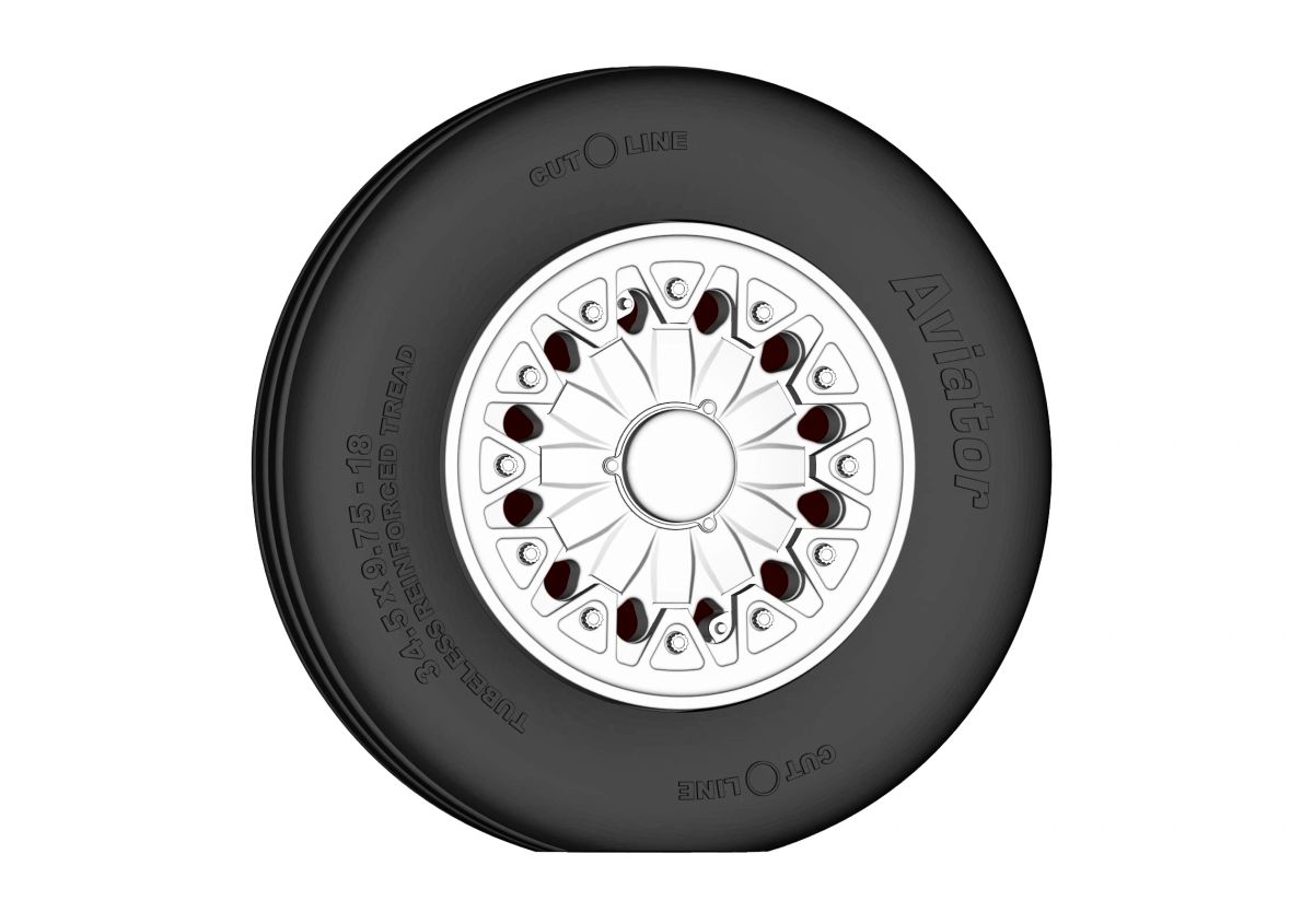 48301 F-15A/B Gen 1 Wheel & Tire set - "Summer 2024"