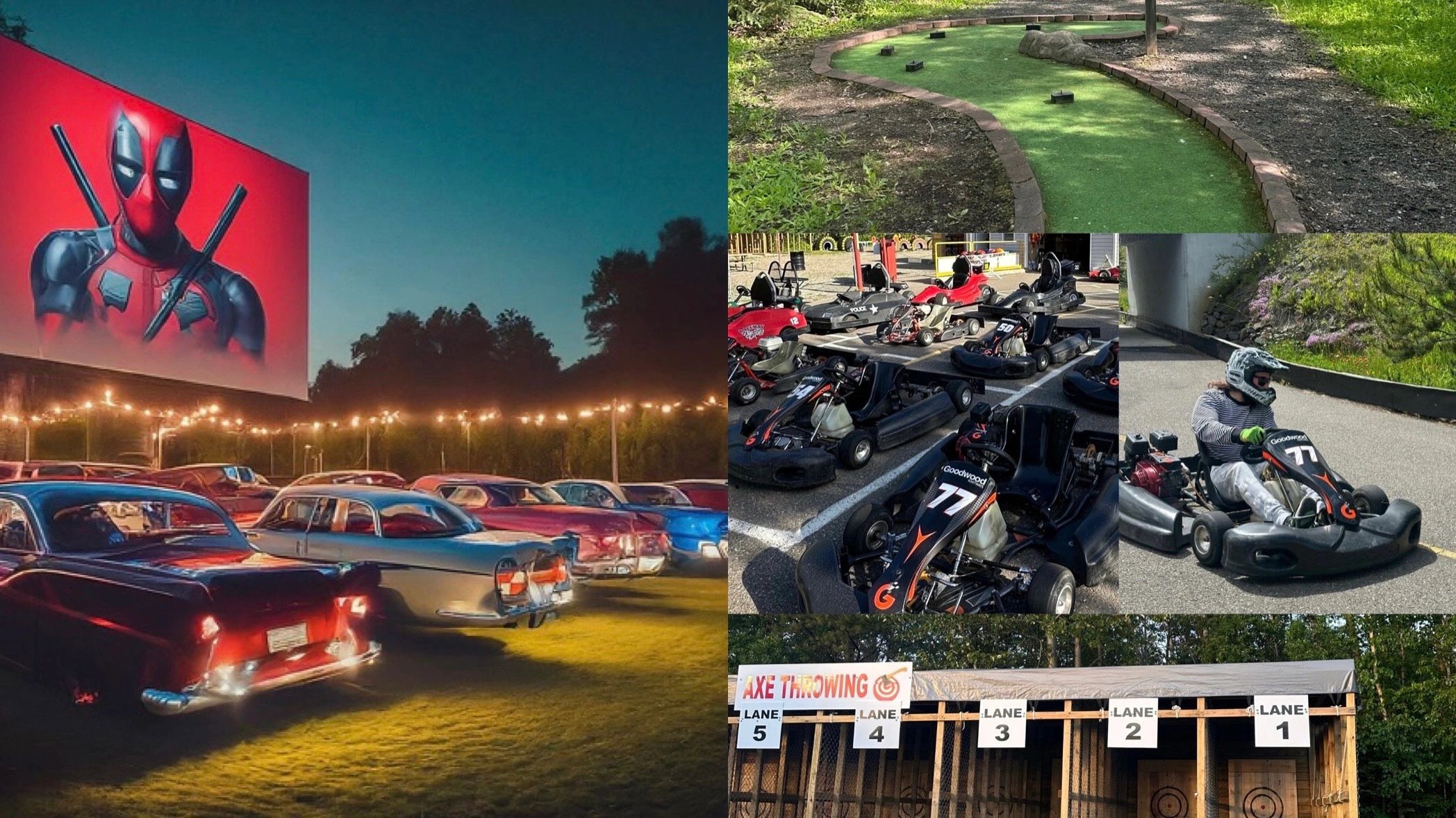 Experience the thrill of go karting at Raceway Fun Park