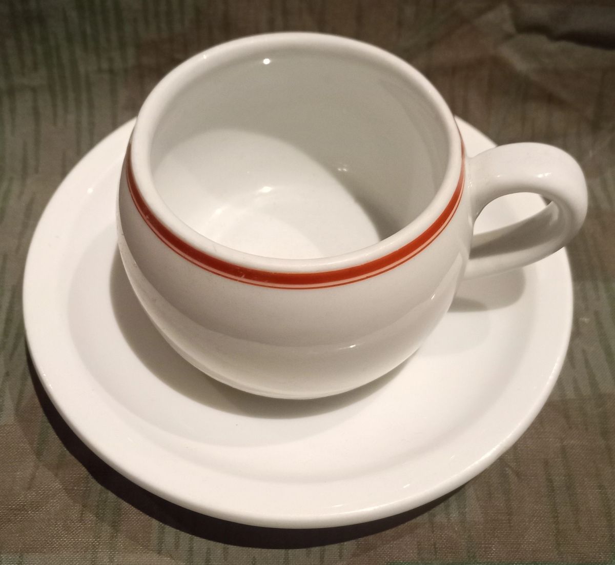 DF063 (consignment) DAF porcelain cup and saucer