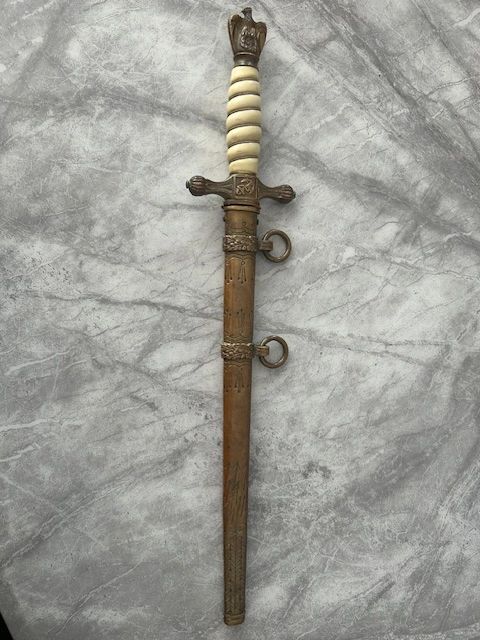 RB3.) WW2 German Kriegsmarine naval dagger /dirk by Paul Weyersberg of ...