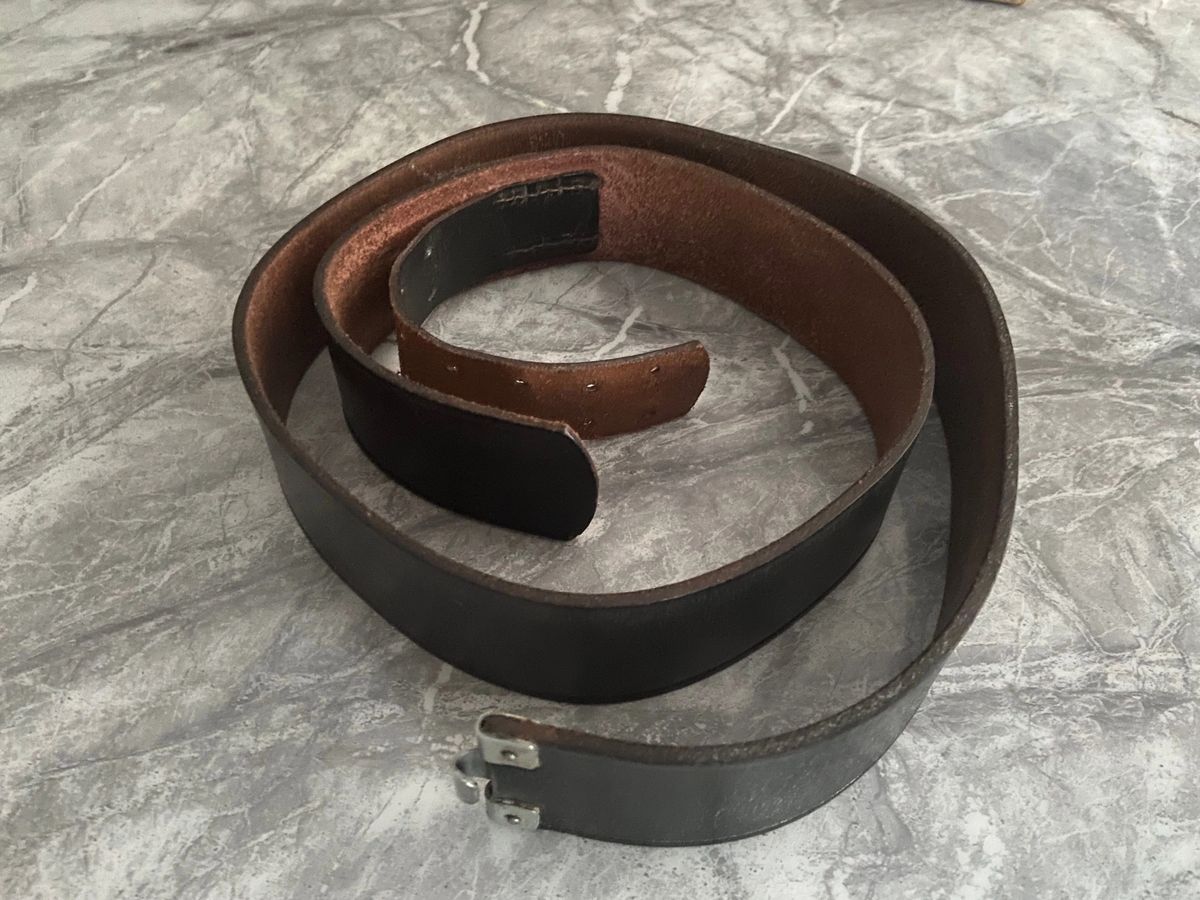 Mint German WW2 big parade belt leather sized at 115cm