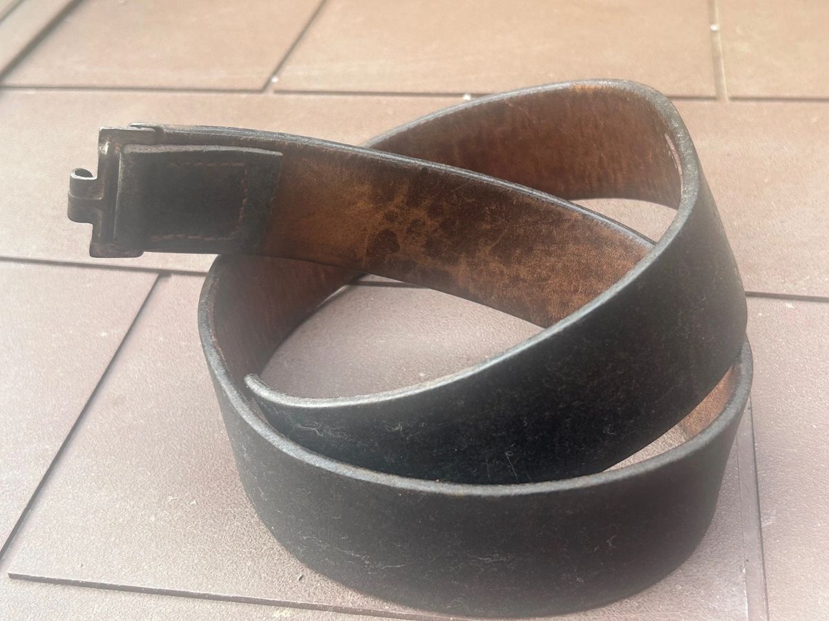 Wehrmacht belt leather in overall excellent condition marked 90cm