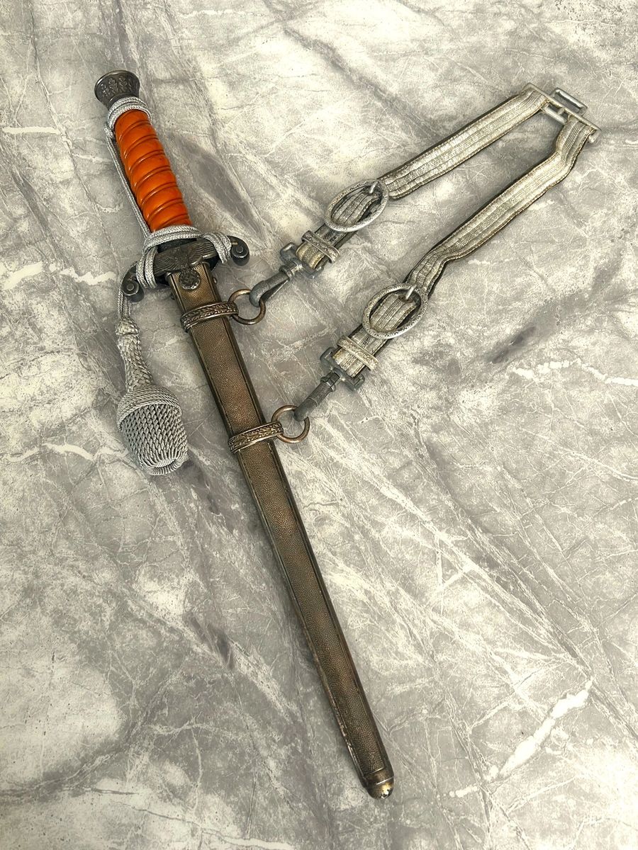 Early German Army Officers Dagger from the maker WKC and comes complete ...