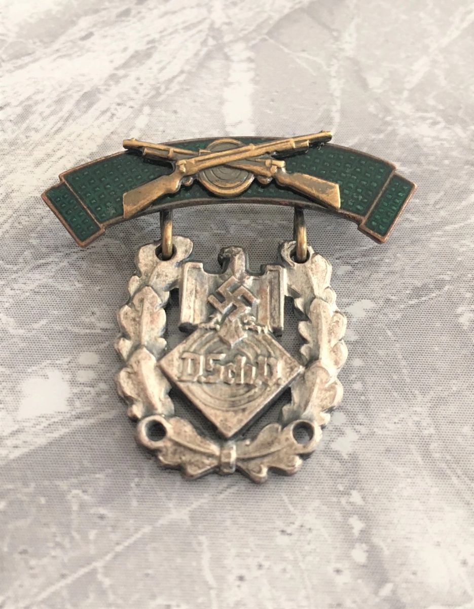 German Shooting Association Silver grade Badge in fine condition