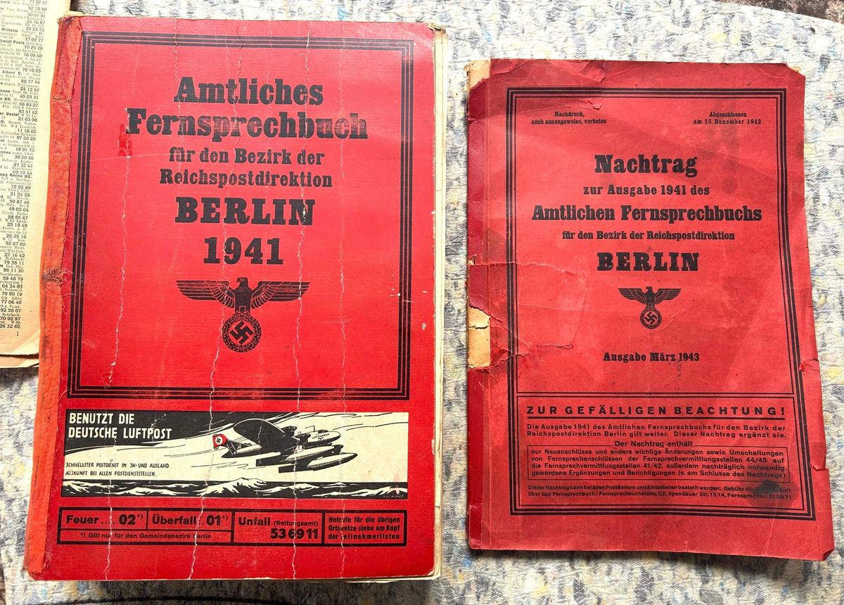 Amtliches Fernsprechbuch für den Bezirk der Reichspostdirektion Berlin ...
