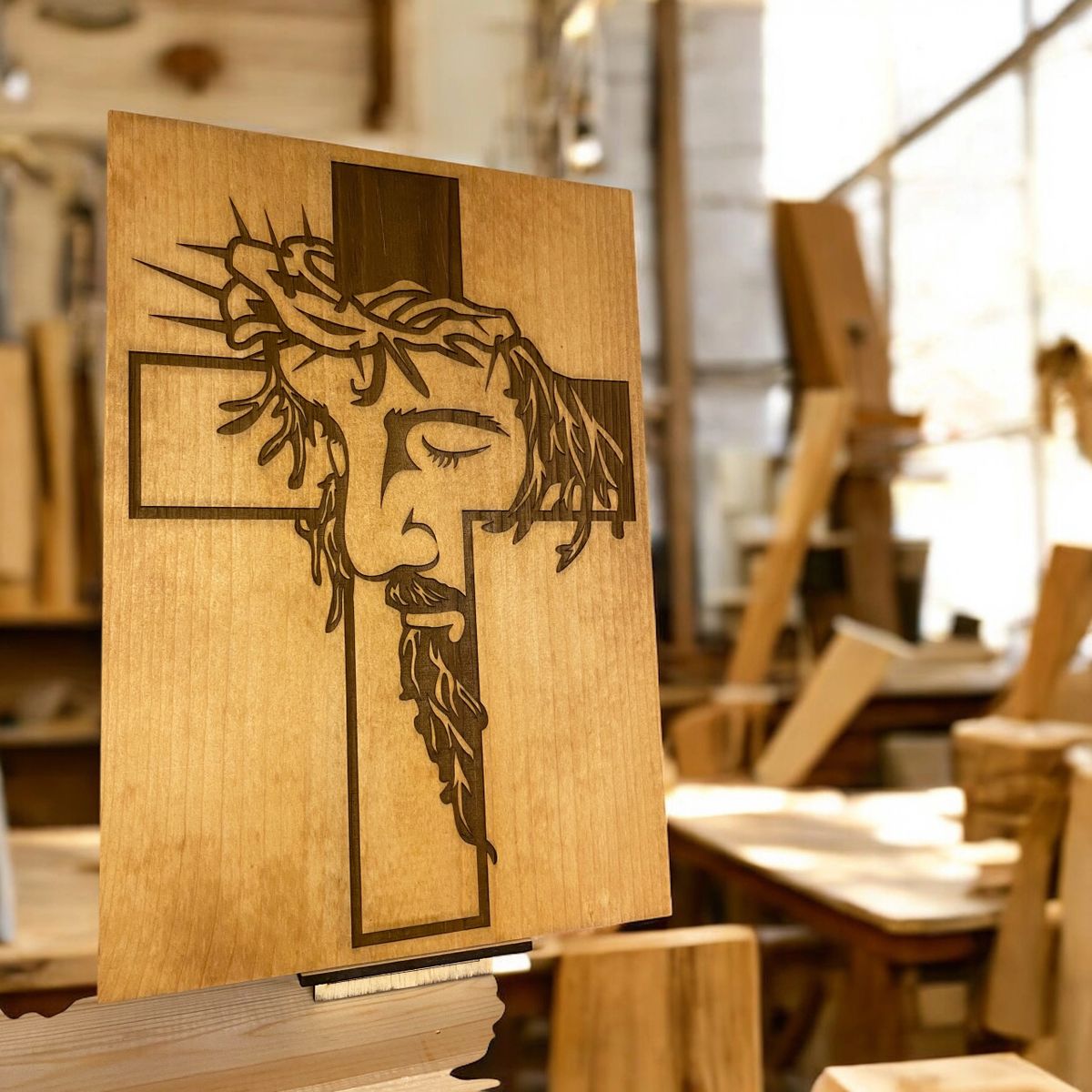 Laser Engraved Cross