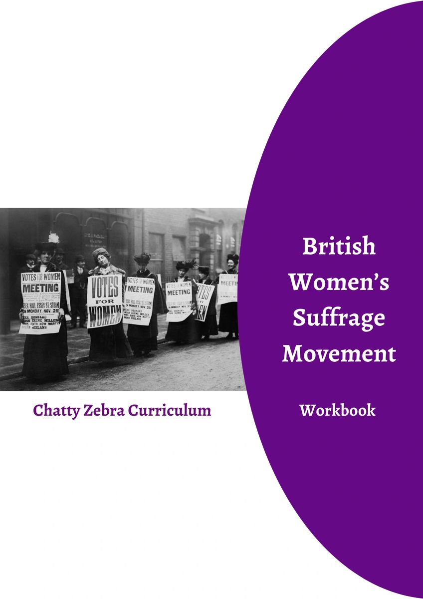 British Women's Suffrage Movement Workbook