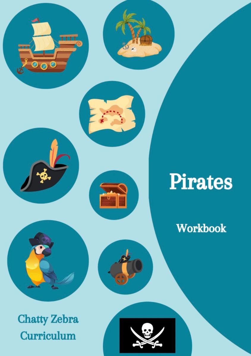 Pirates Workbook & Pirates Activity Pack - Two Printing Options