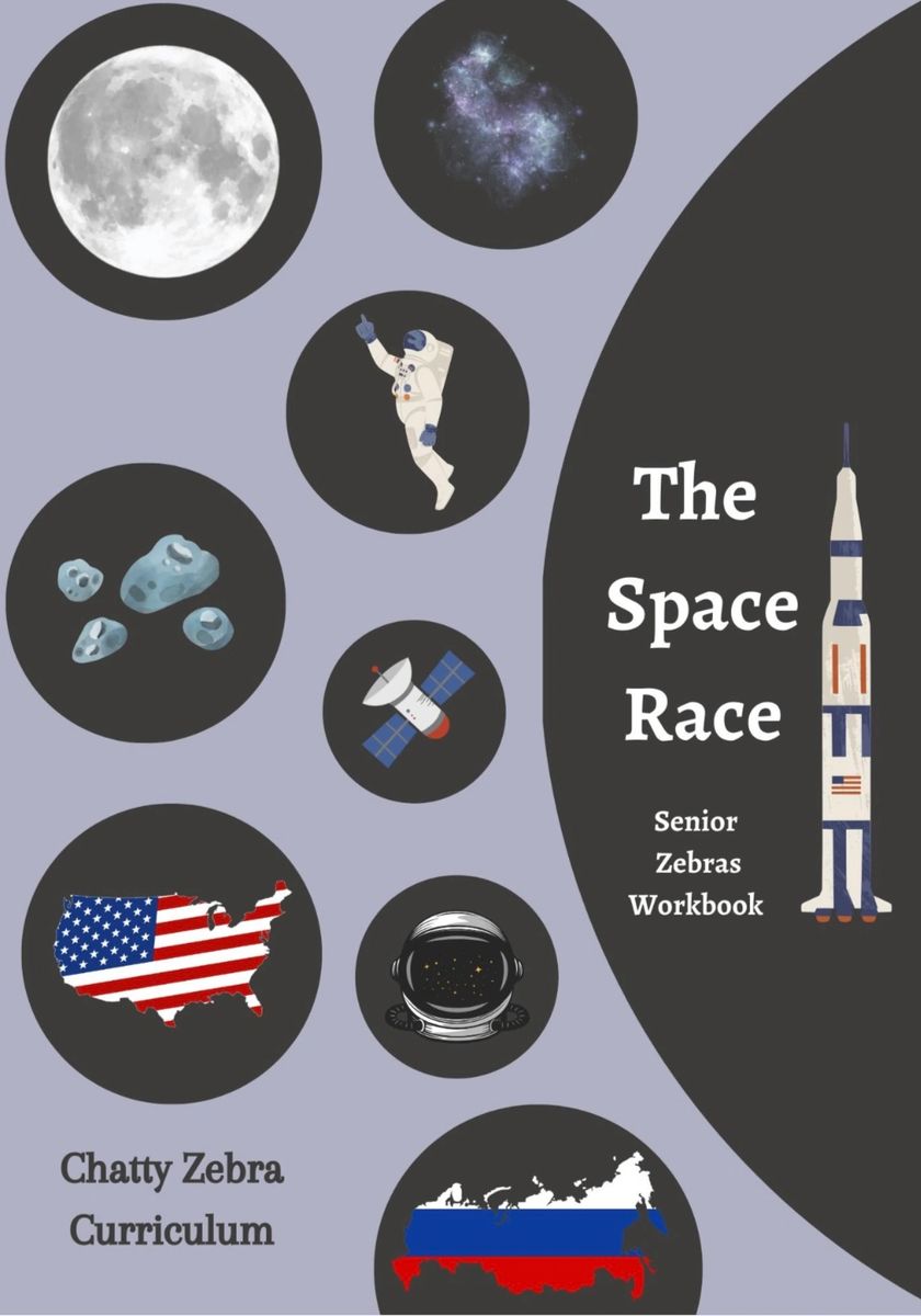 Super Space & The Space Race - March 2024 Lessons - Two Printing Options