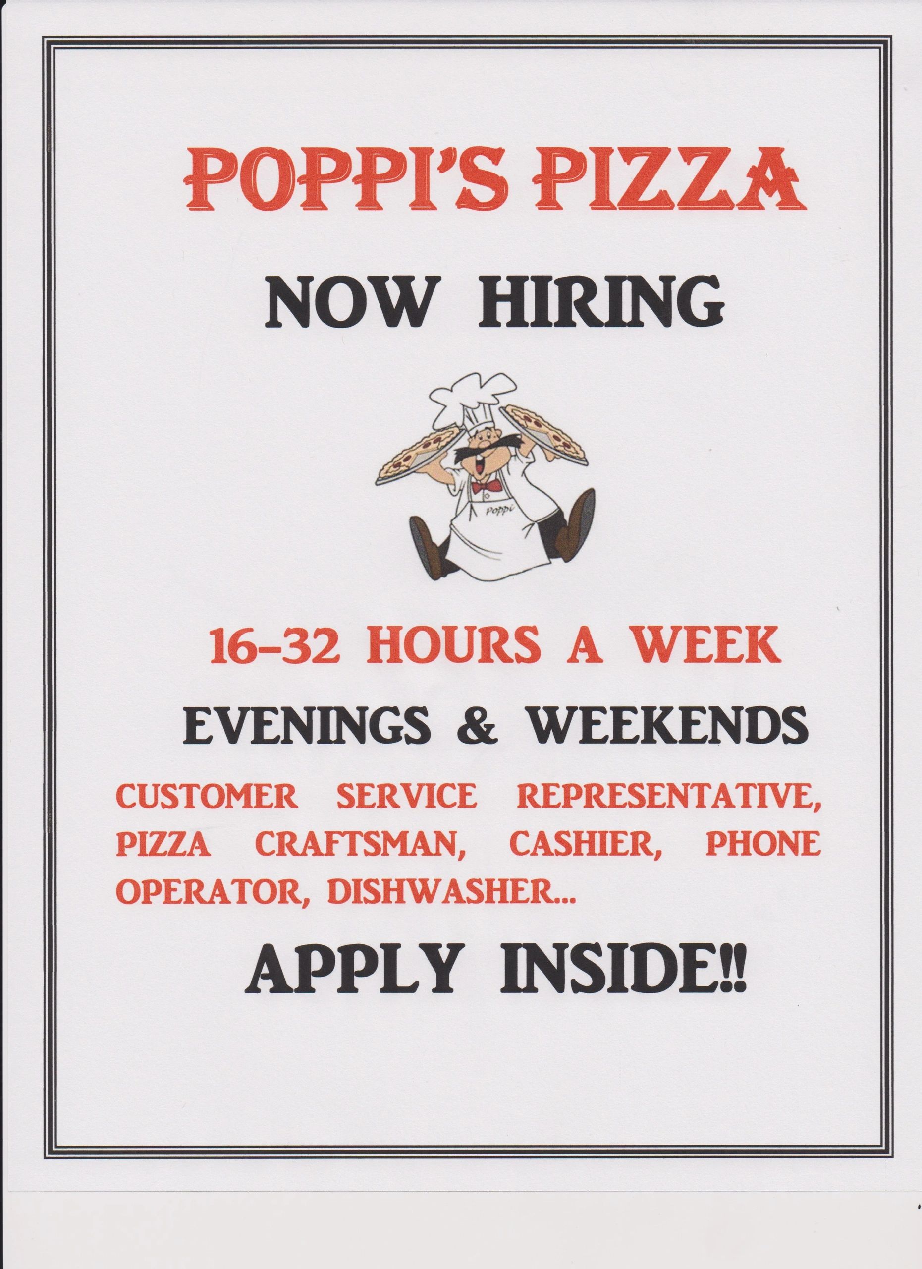 Poppi's Pizza - Take and Bake - Middleton, Idaho