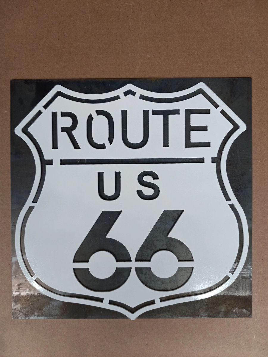 Route 66 wall sign