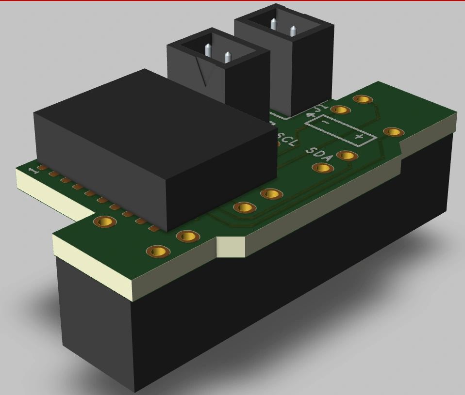 28-segment bargraph PCB for Spengler neutrona wand
