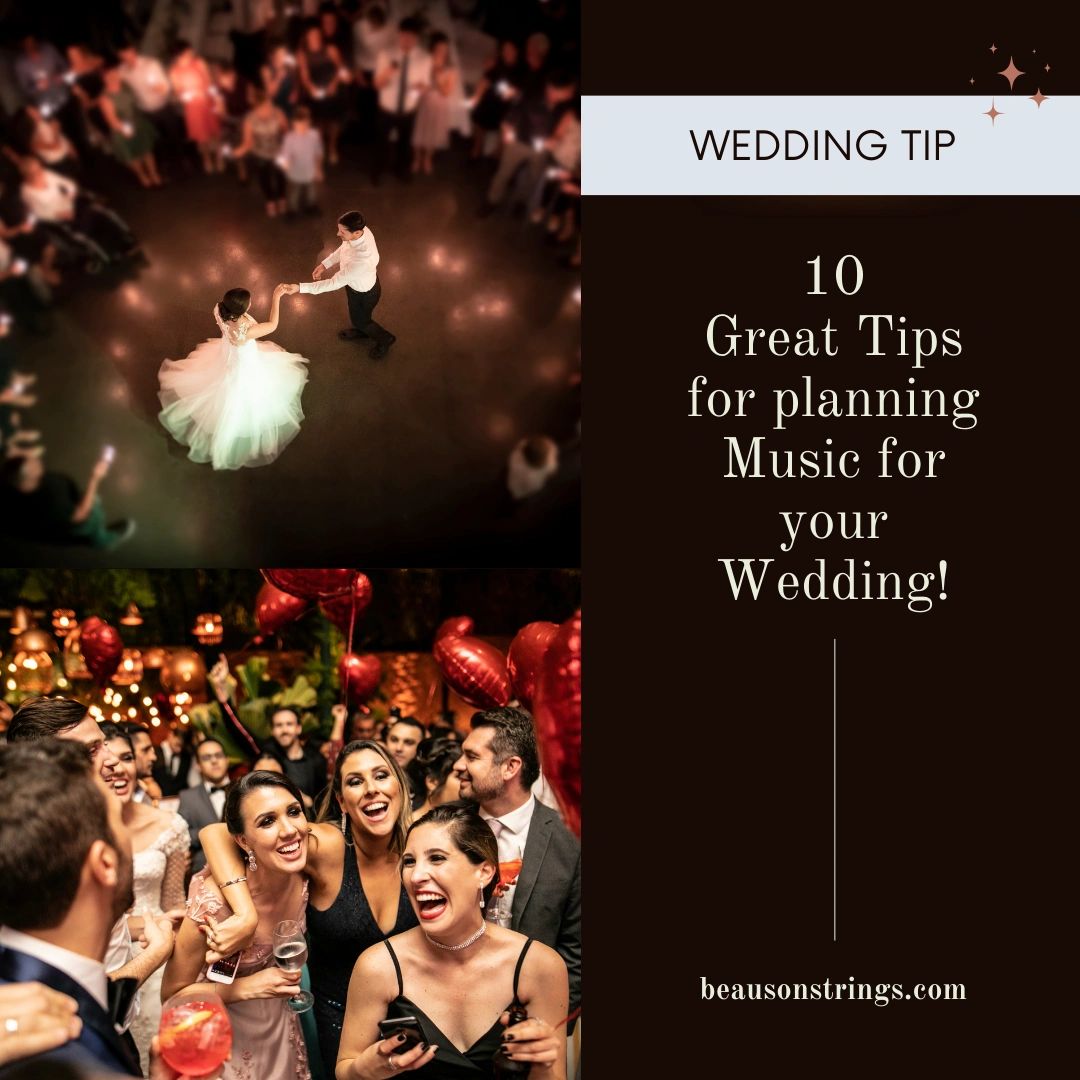 10 Tips for Planning Music for your Wedding Day!