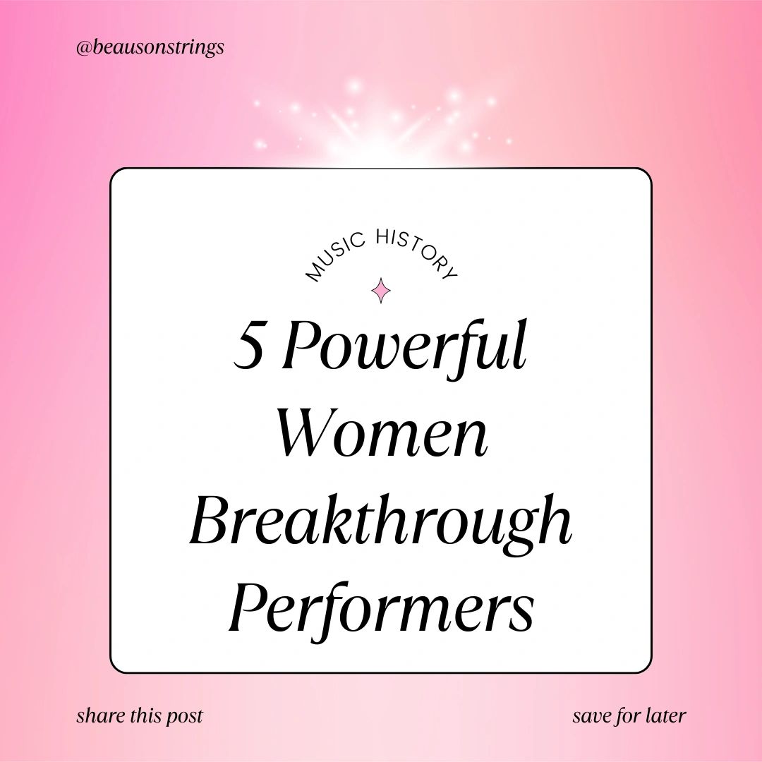 5 Powerful Women Breakthrough Performers