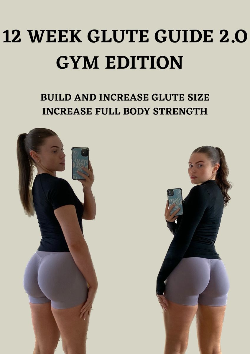 12 Week Glute Focused Guide 2.0 - Gym Edition