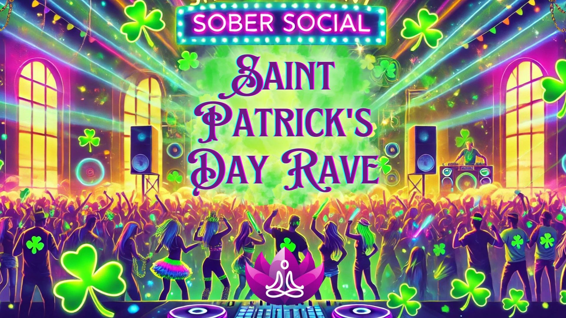SHC Flint Sober Social – St. Patty’s Day Rave!