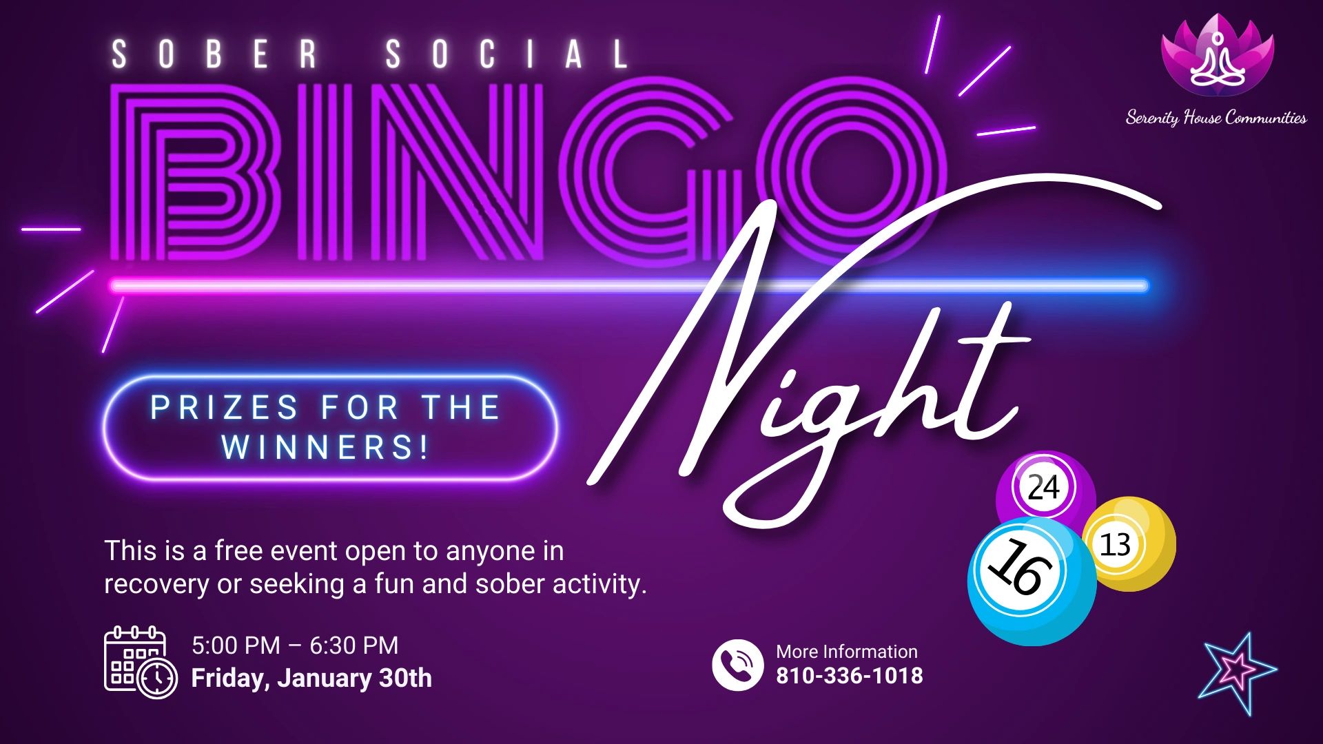 BINGO Night - Sober Social