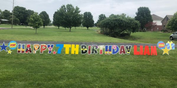 Yard Sign Greetings - Indianapolis, Indiana