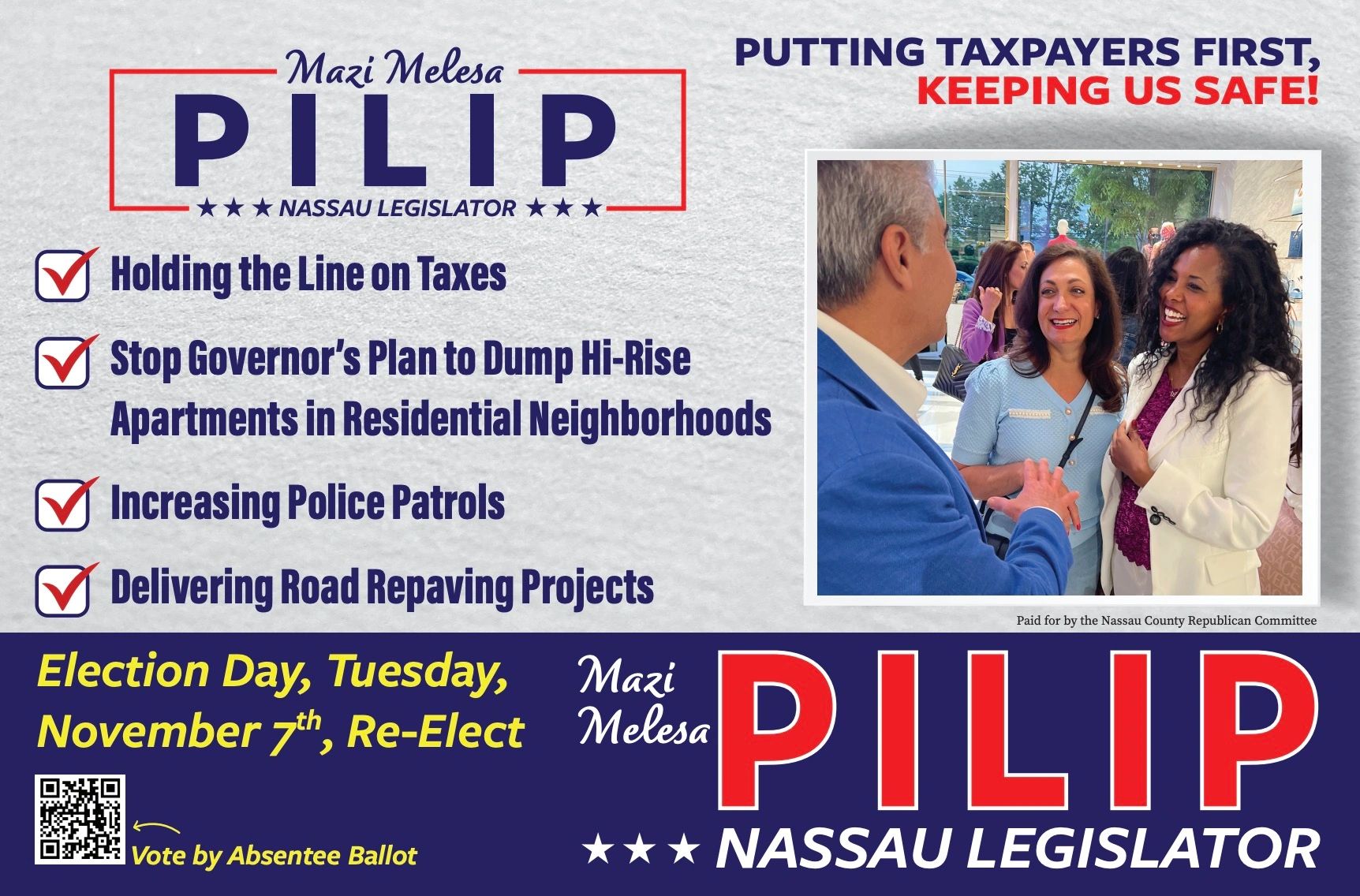 Mazi Melesa Pilip for County Legislator