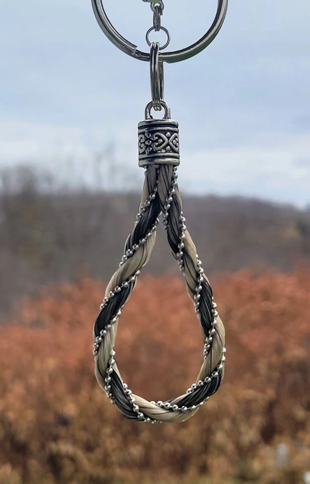 Kelise Looped Horse Hair Key Chain