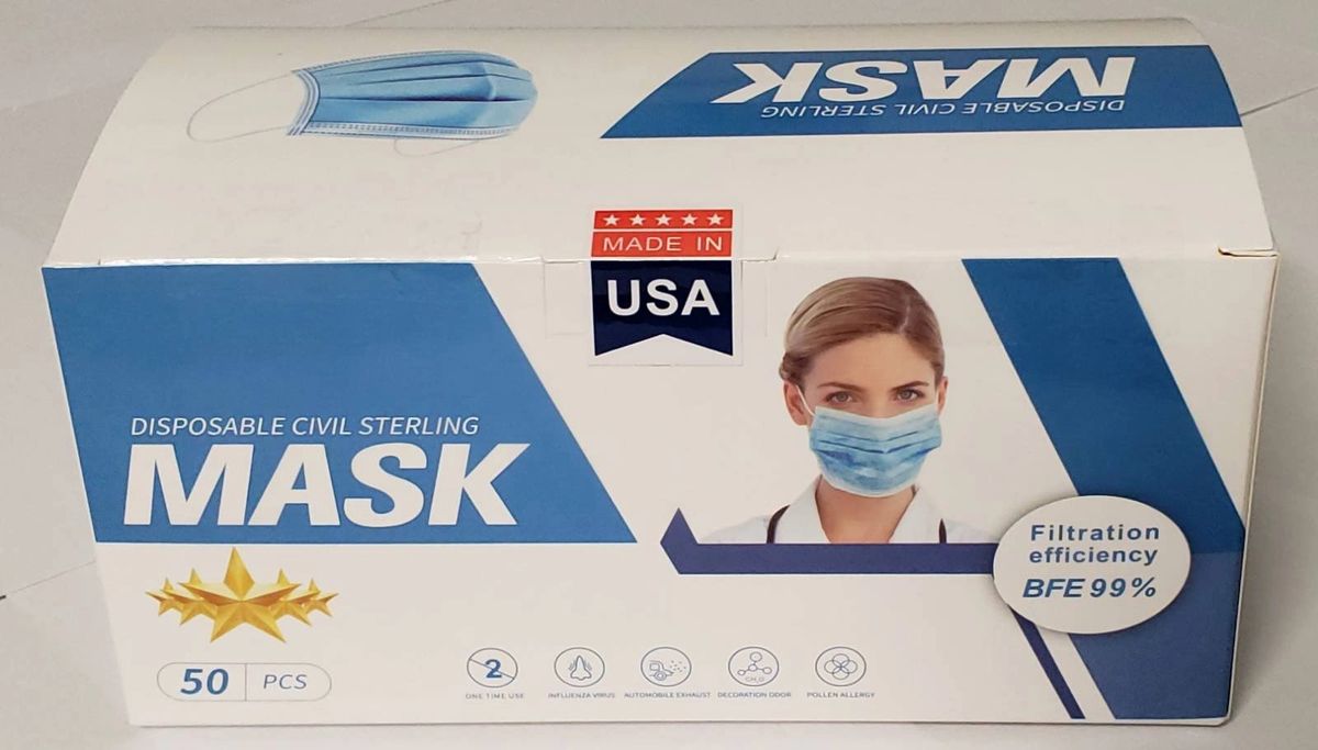 Three layer masks BLUE (Click image to order)