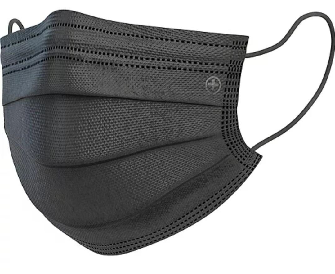 Three layer masks BLACK (out of stock) (Click image to order)