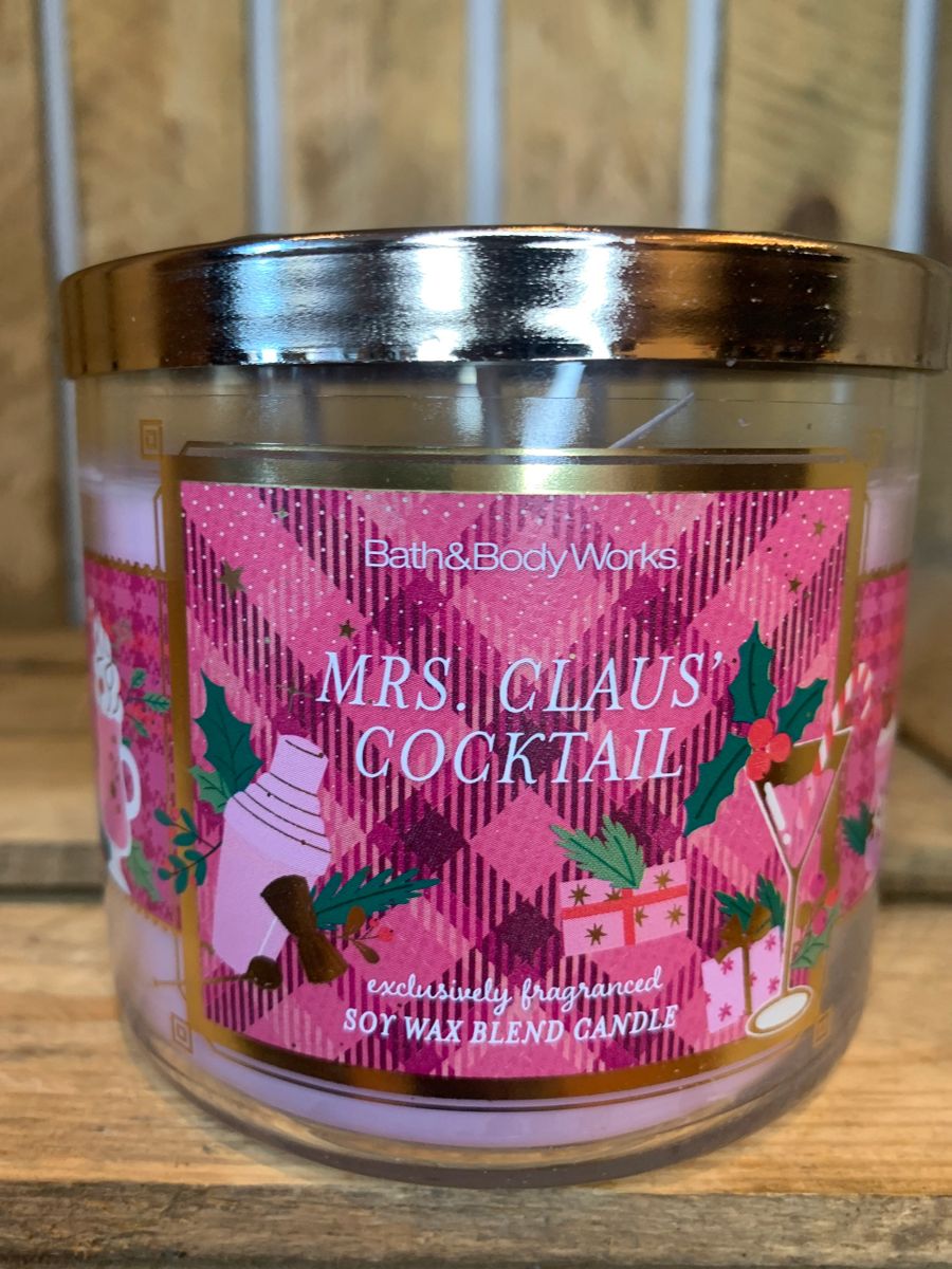 Bath & Body Works Mrs Claus Cocktail large candle