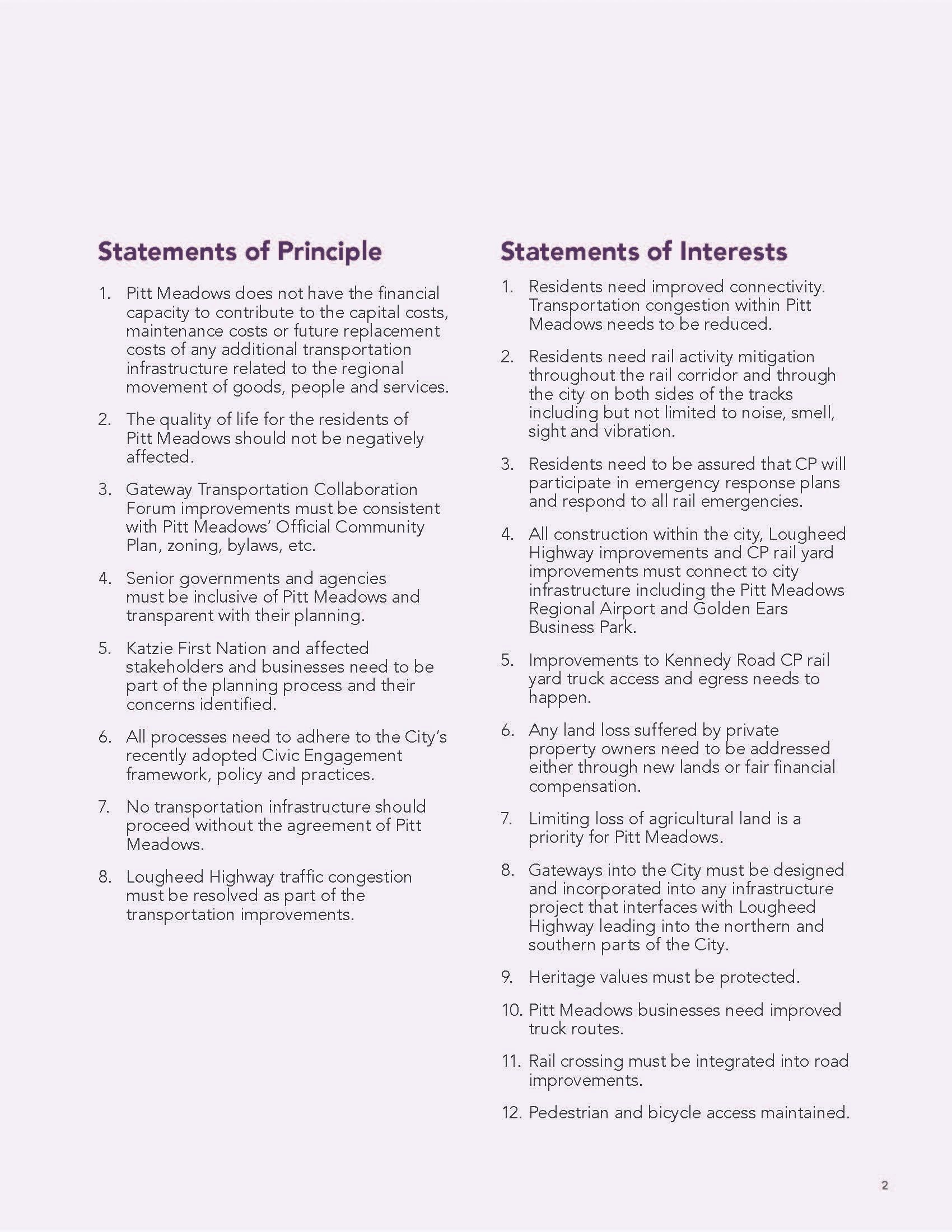 Statement of Principles....? This is their own rules!