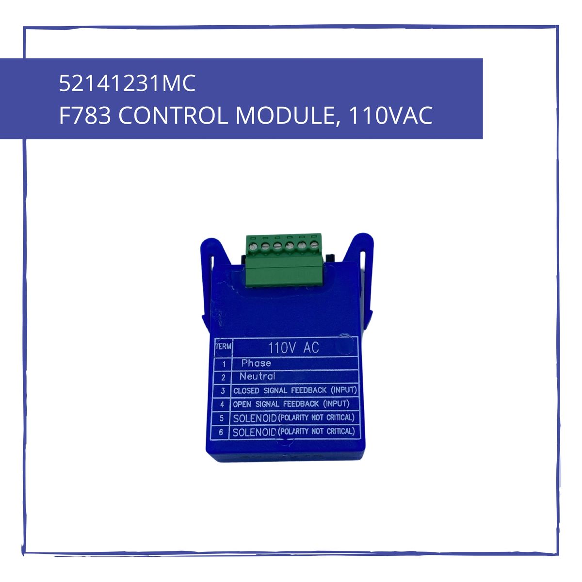 52141231MC, F783 CONTROL MODULE