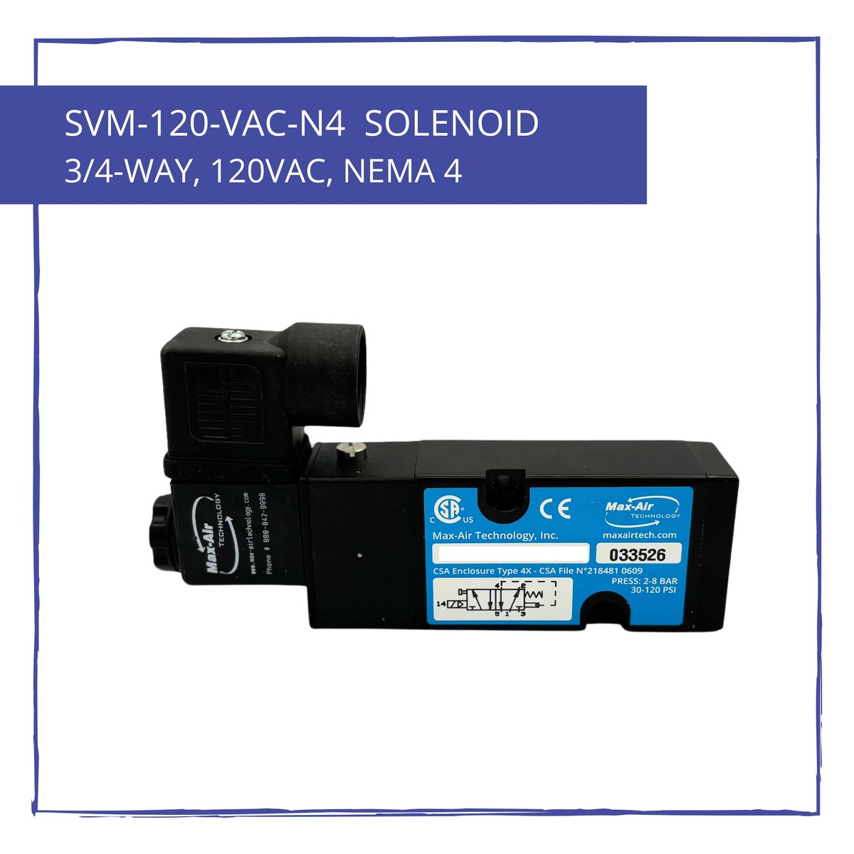 SVM-120-VAC-N4 Solenoid Valve