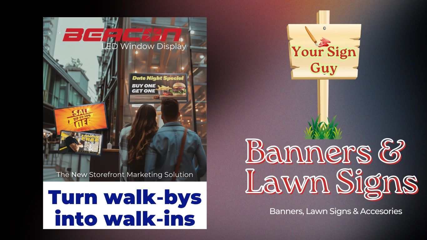 Quality Banners and Lawn Signs for Your Business