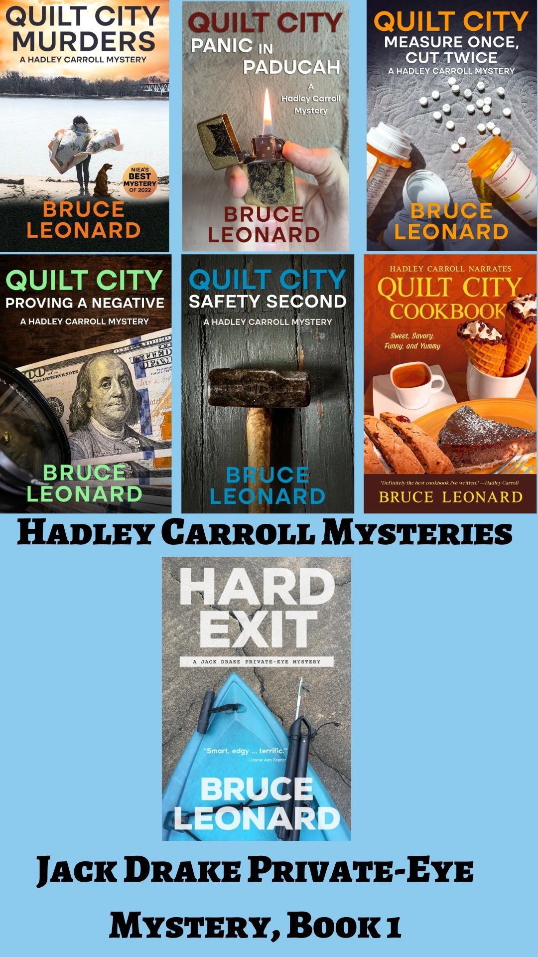 Bruce Leonard Writer - Mysteries, Editing, Novelist