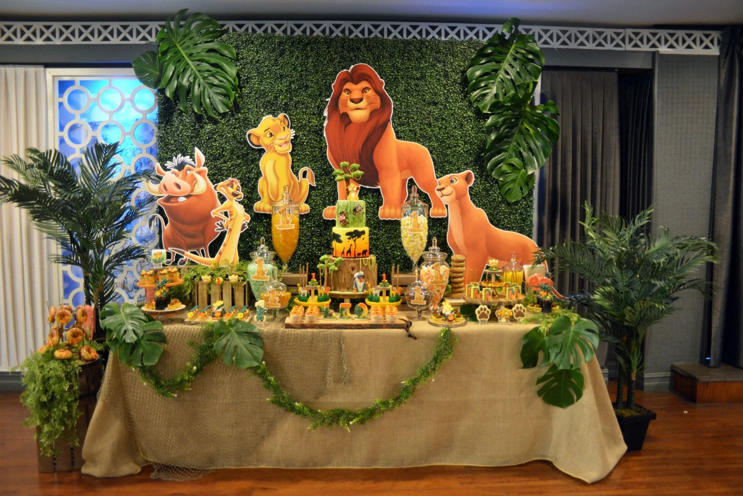 Safari Themed Candy Buffet