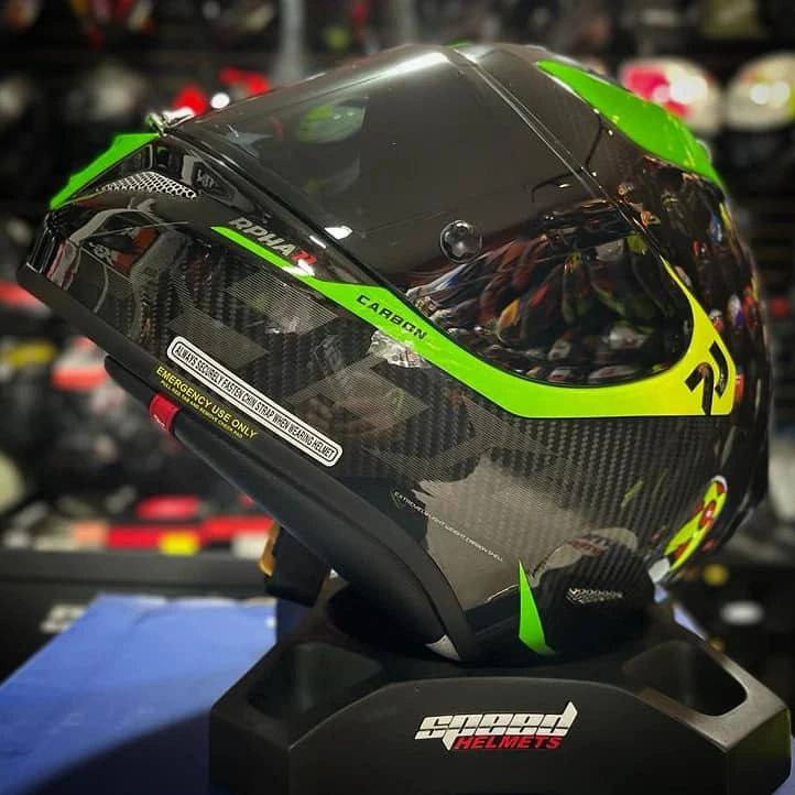 HJC RPHA 11 FULL CARBON BLEER GREEN