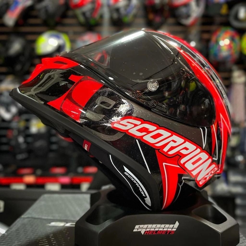 SCORPION EUROPEO EXO-R1 EVO AIR ALVARO BAUTISTA RED