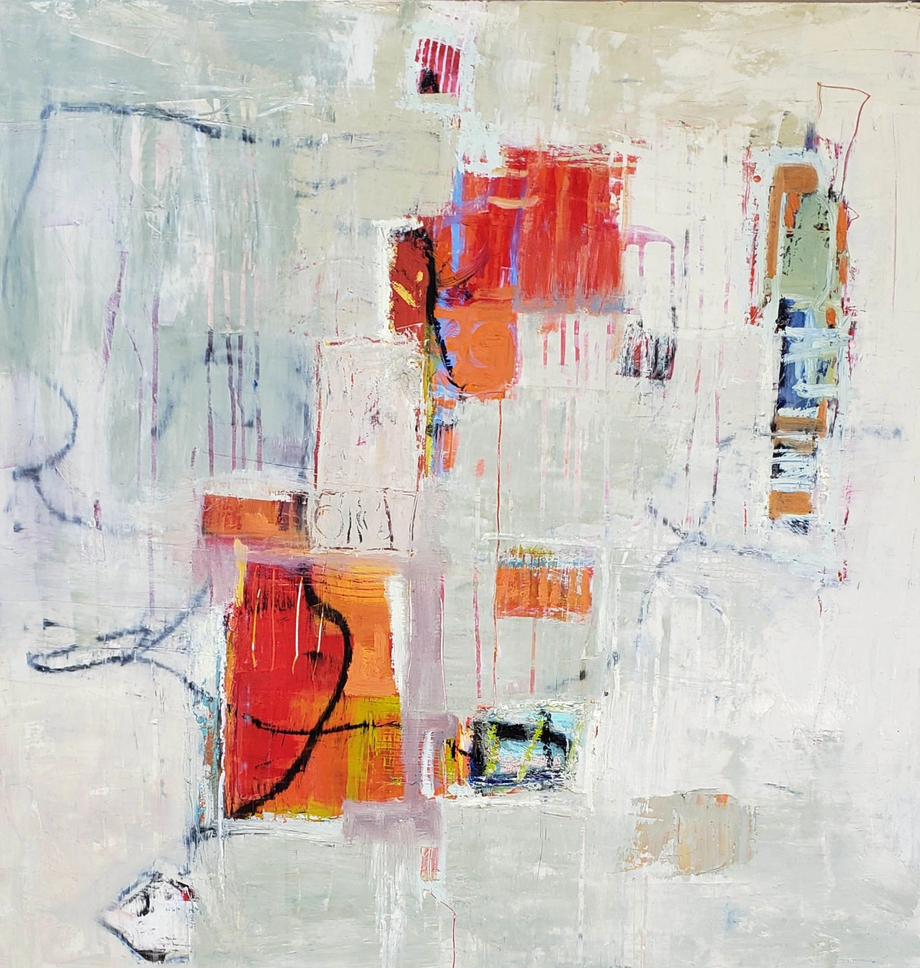 Large Colorful Expressive Paintings - Sharon Carr Art