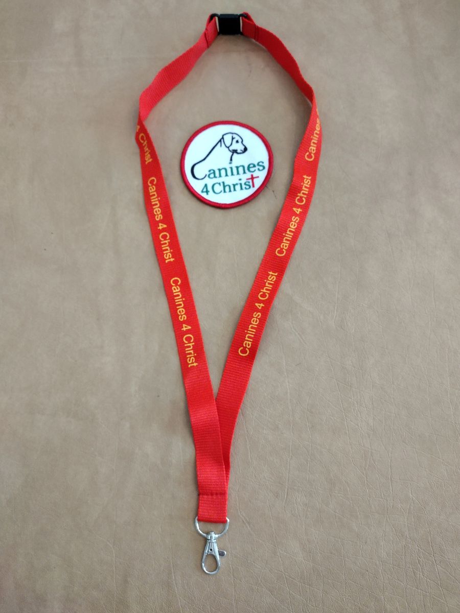 C4C Branded Lanyard and Adhesive 3" C4C Patch